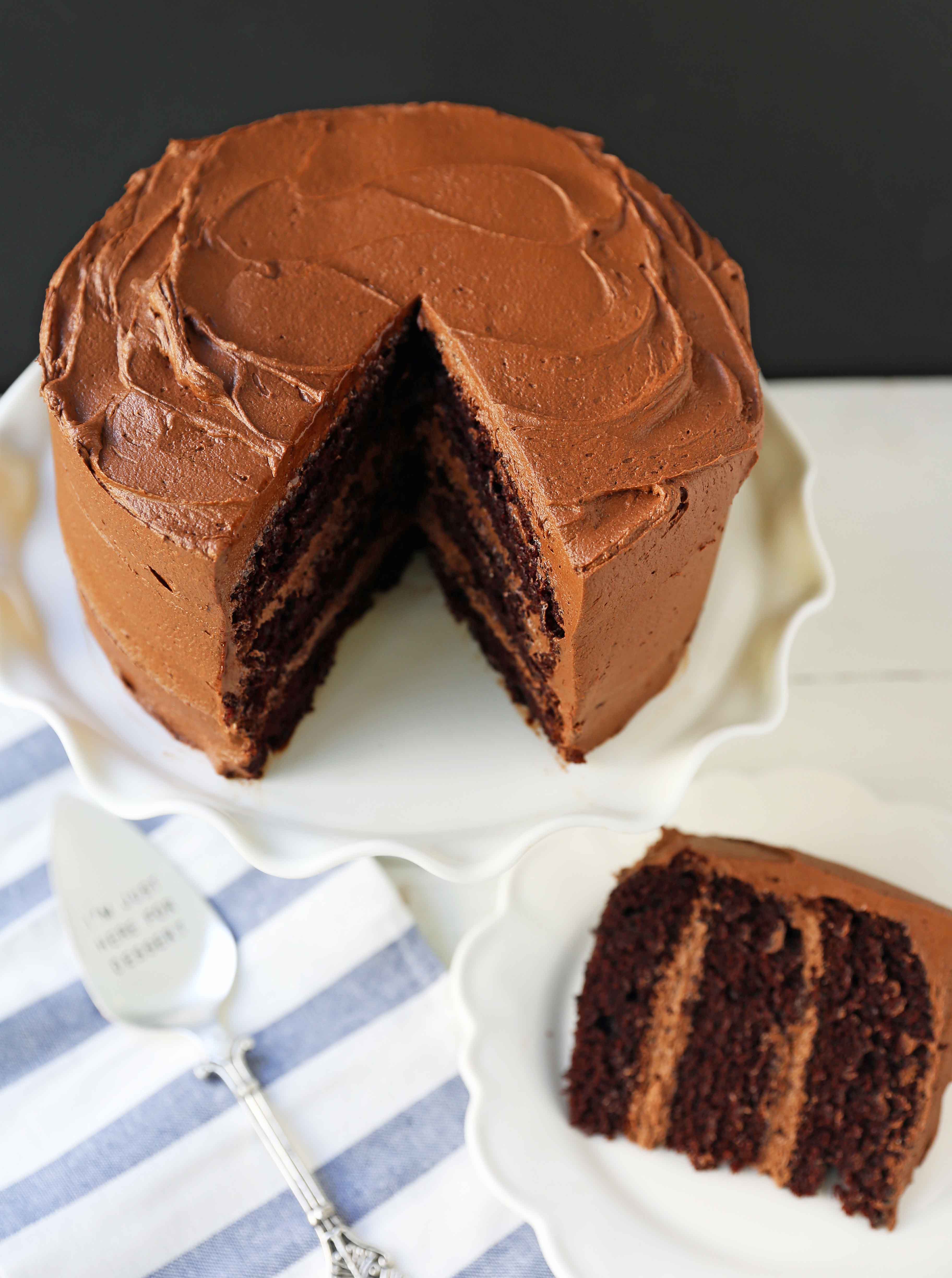 Love At First Sight Chocolate Cake Modern Honey