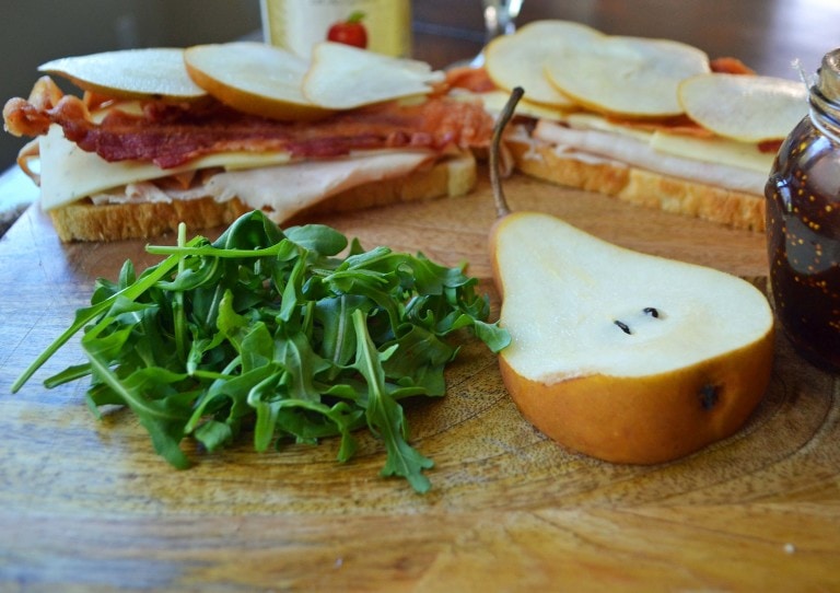 Turkey and Bacon Panini with Fig Jam – Modern Honey