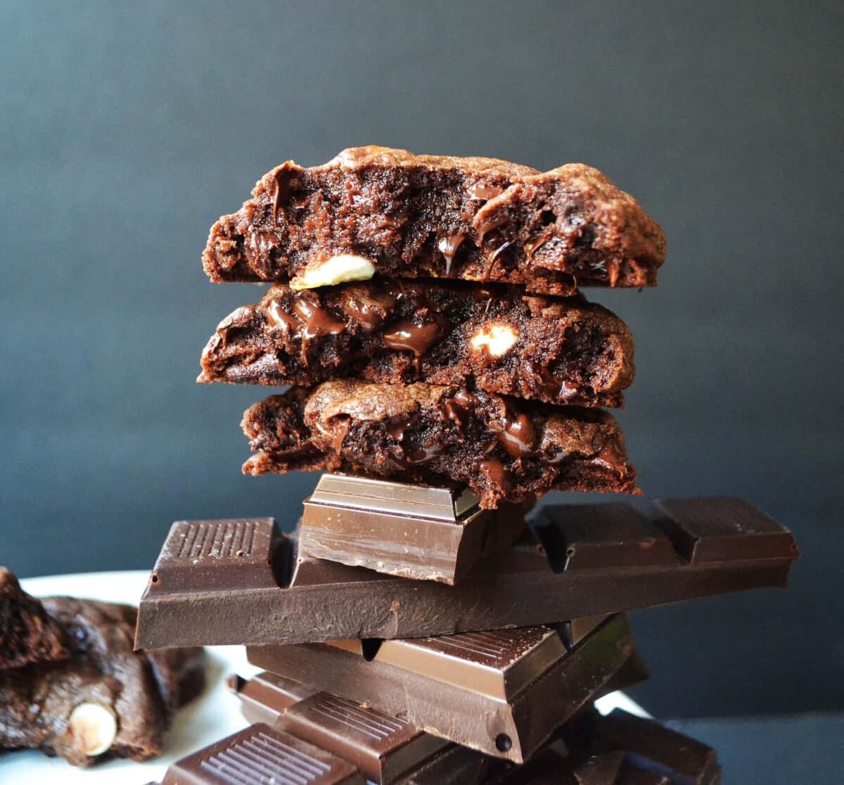 Hunka Hunka Triple Chocolate Cookies – Modern Honey