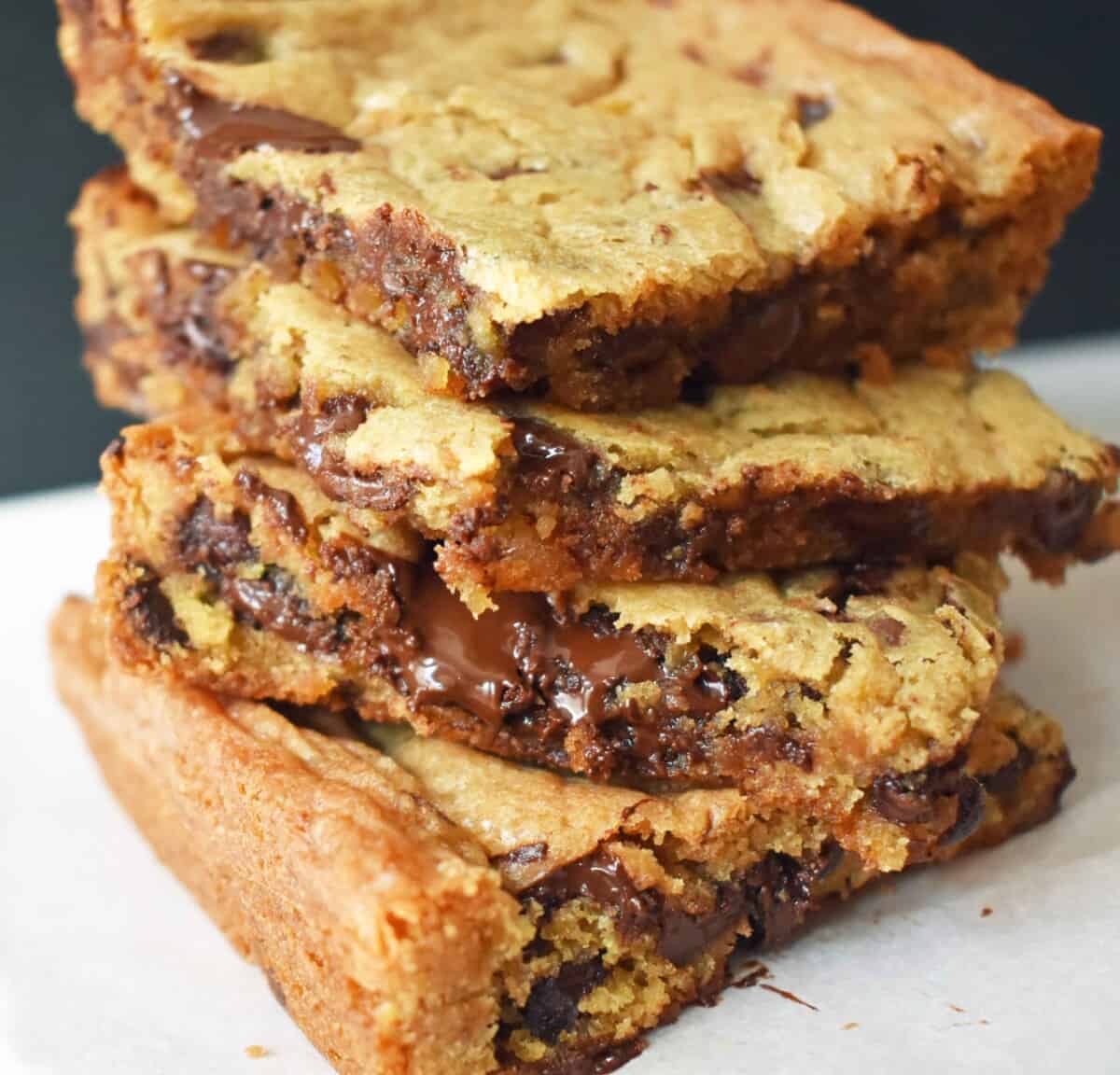 Chocolate Chip Cookie Bars – Modern Honey