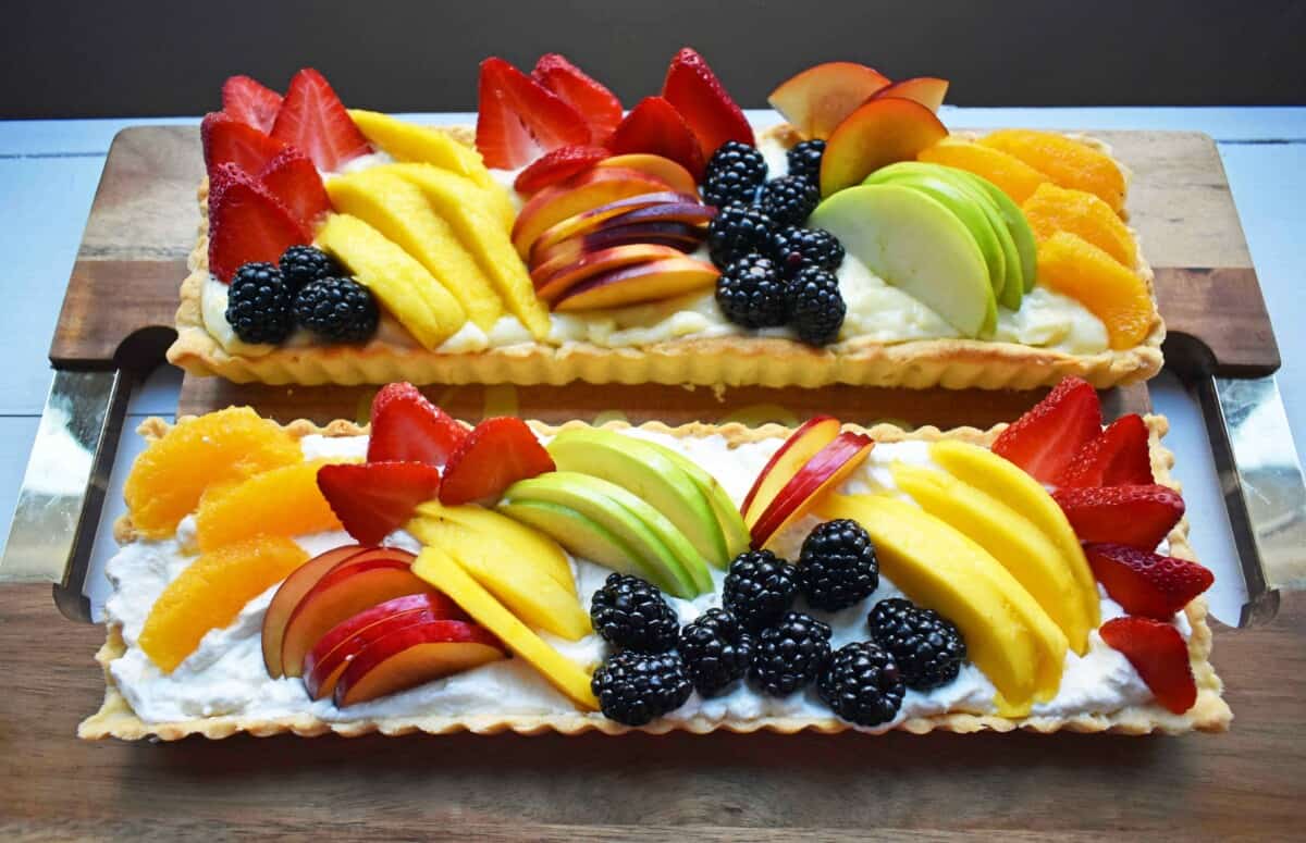 Fresh Fruit Tart with Vanilla Pastry Cream – Modern Honey