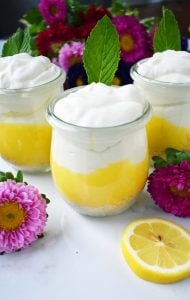 Lemon Cream Parfait Pie Jars – Modern Honey