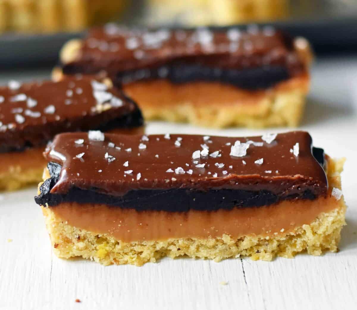 Chocolate Caramel Slice – Modern Honey