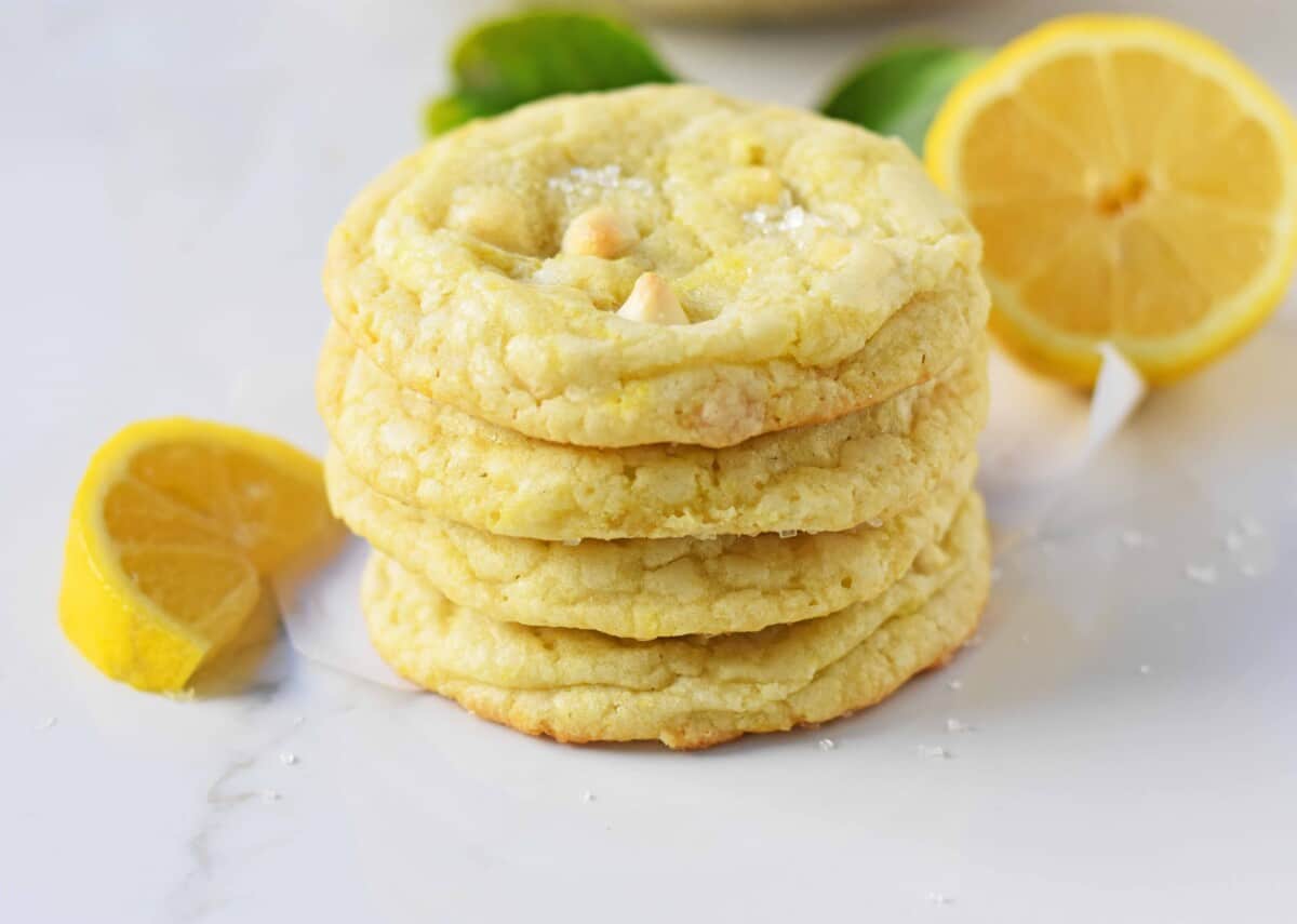 Lemon White Chocolate Chip Cookies – Modern Honey