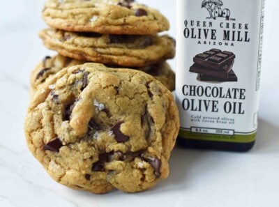 Dark Chocolate Chunk Olive Oil Cookies – Modern Honey