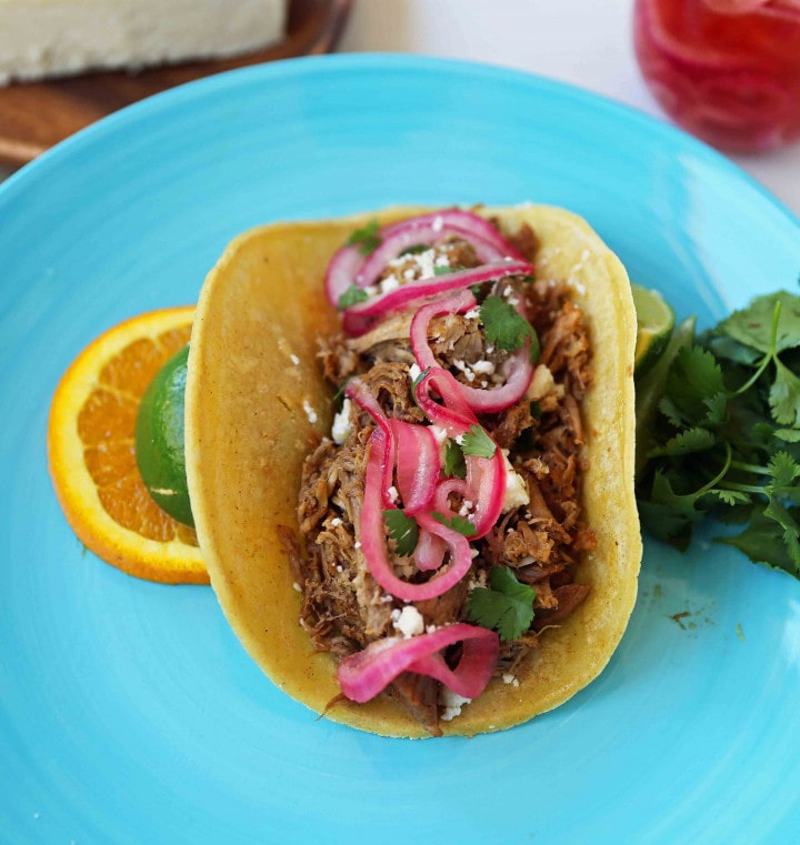 Mexican Pork Carnitas Tacos – Modern Honey