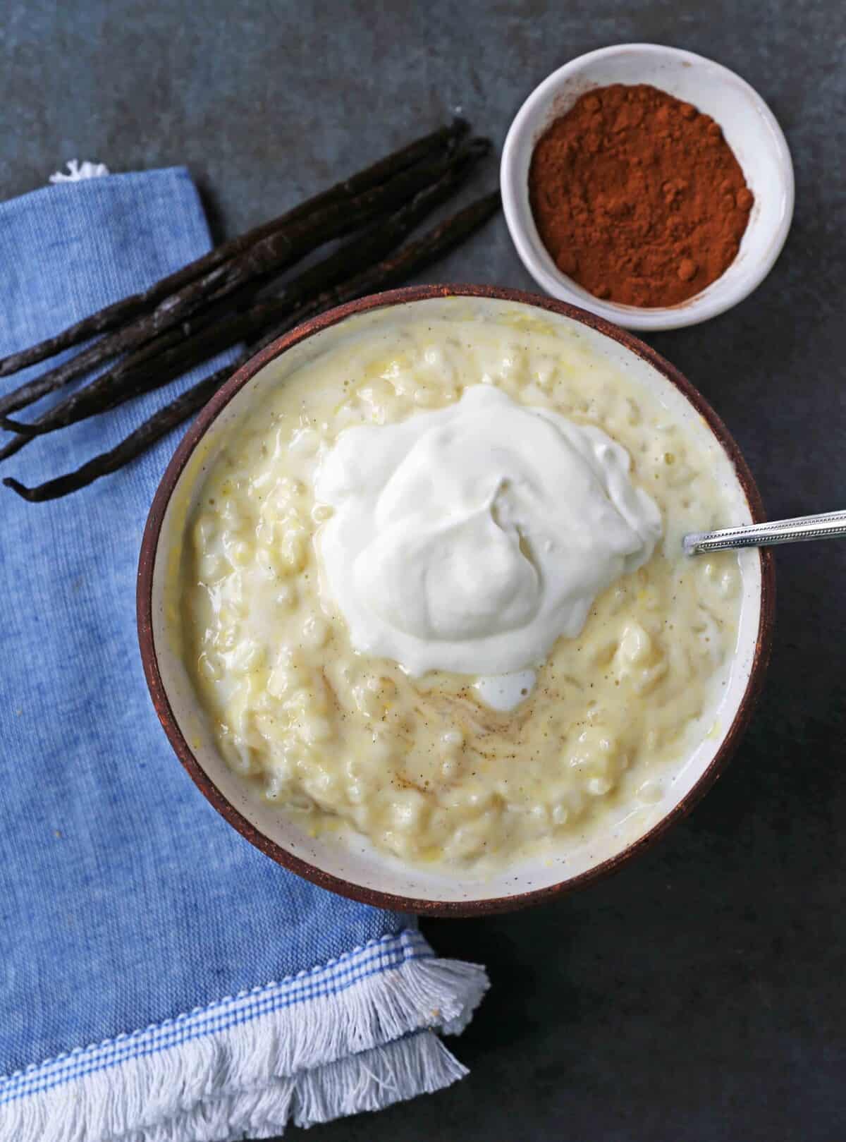 Homemade Rice Pudding – Modern Honey