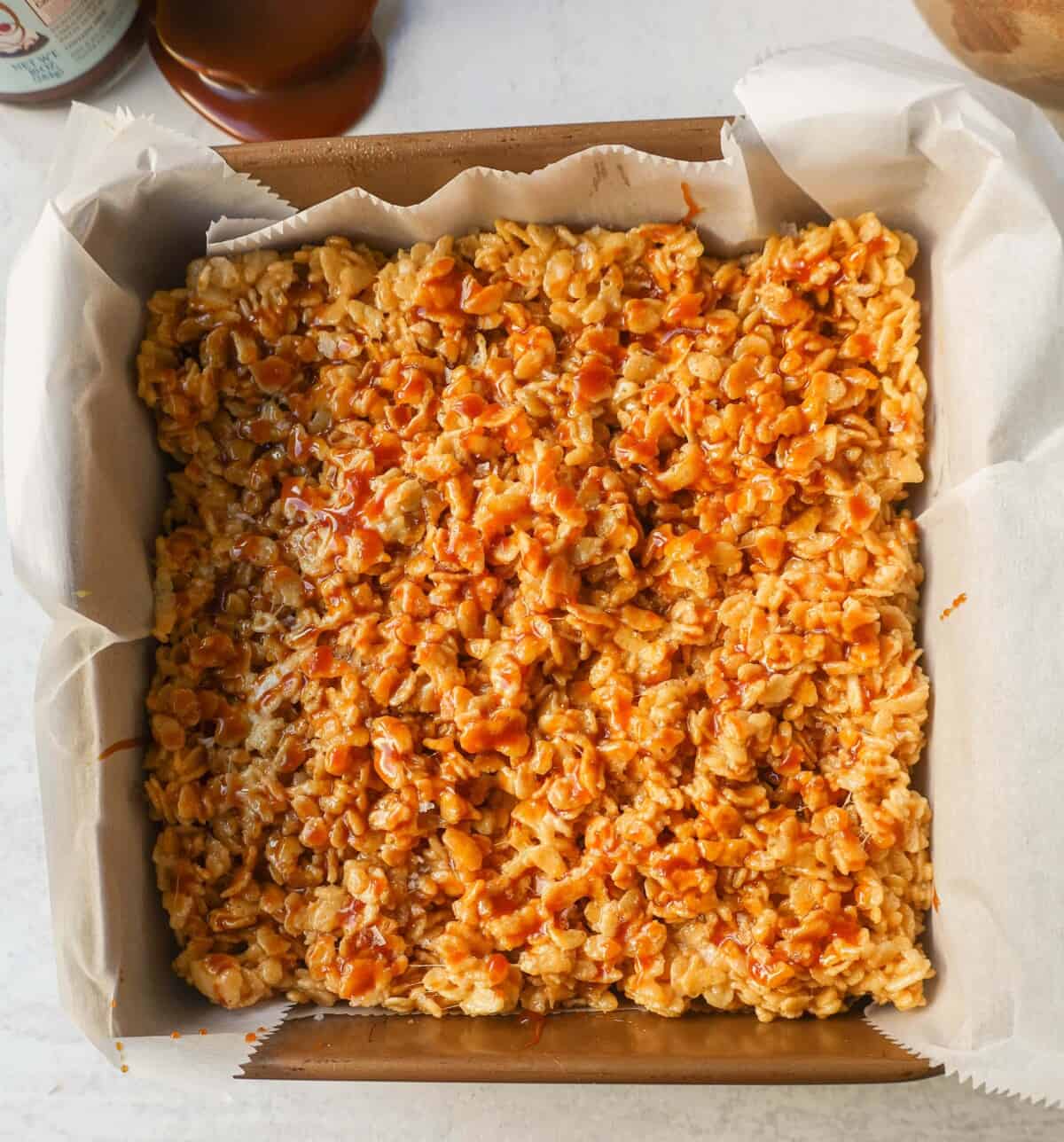 Salted Caramel Rice Krispies Treats – Modern Honey