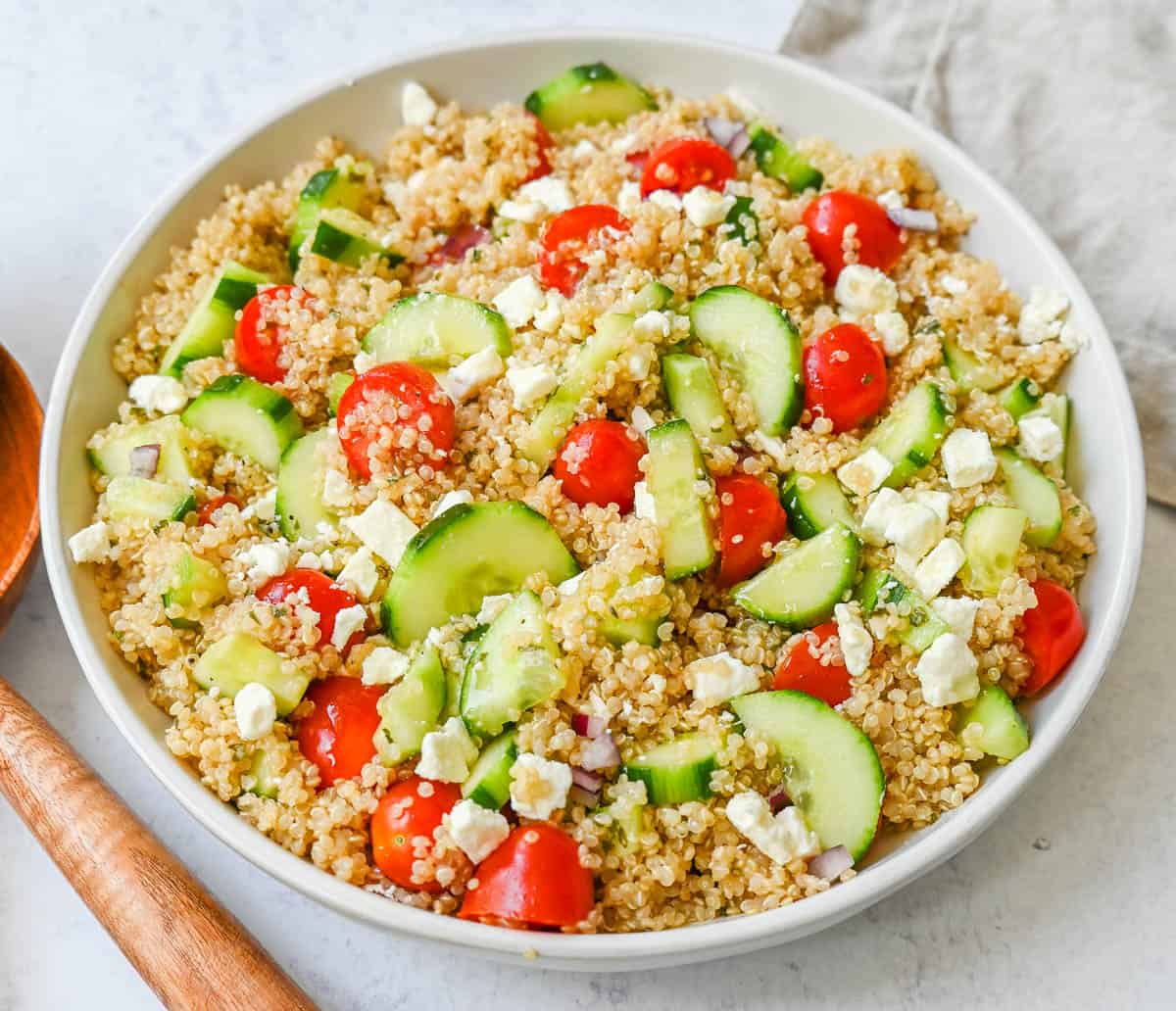 Mediterranean Quinoa Salad – Modern Honey