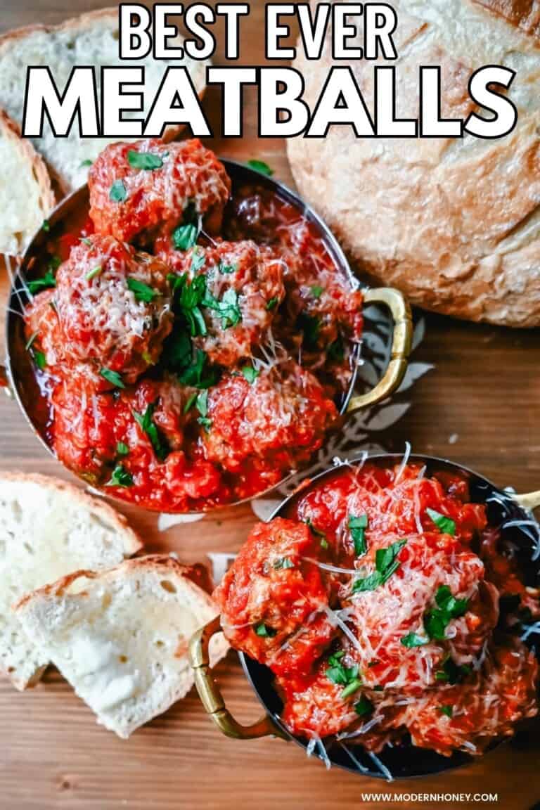 Best Homemade Meatballs – Modern Honey