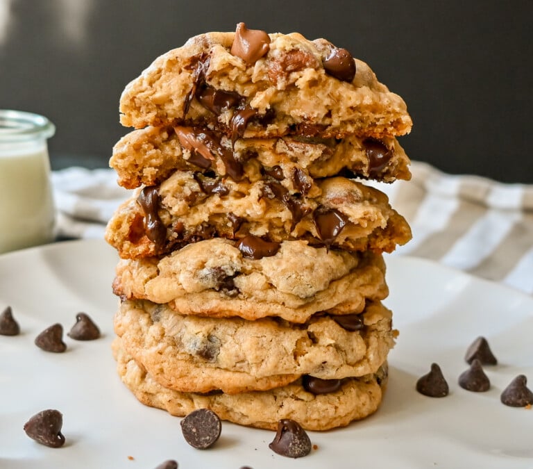 Bakery Style Oatmeal Chocolate Chip Cookies – Modern Honey