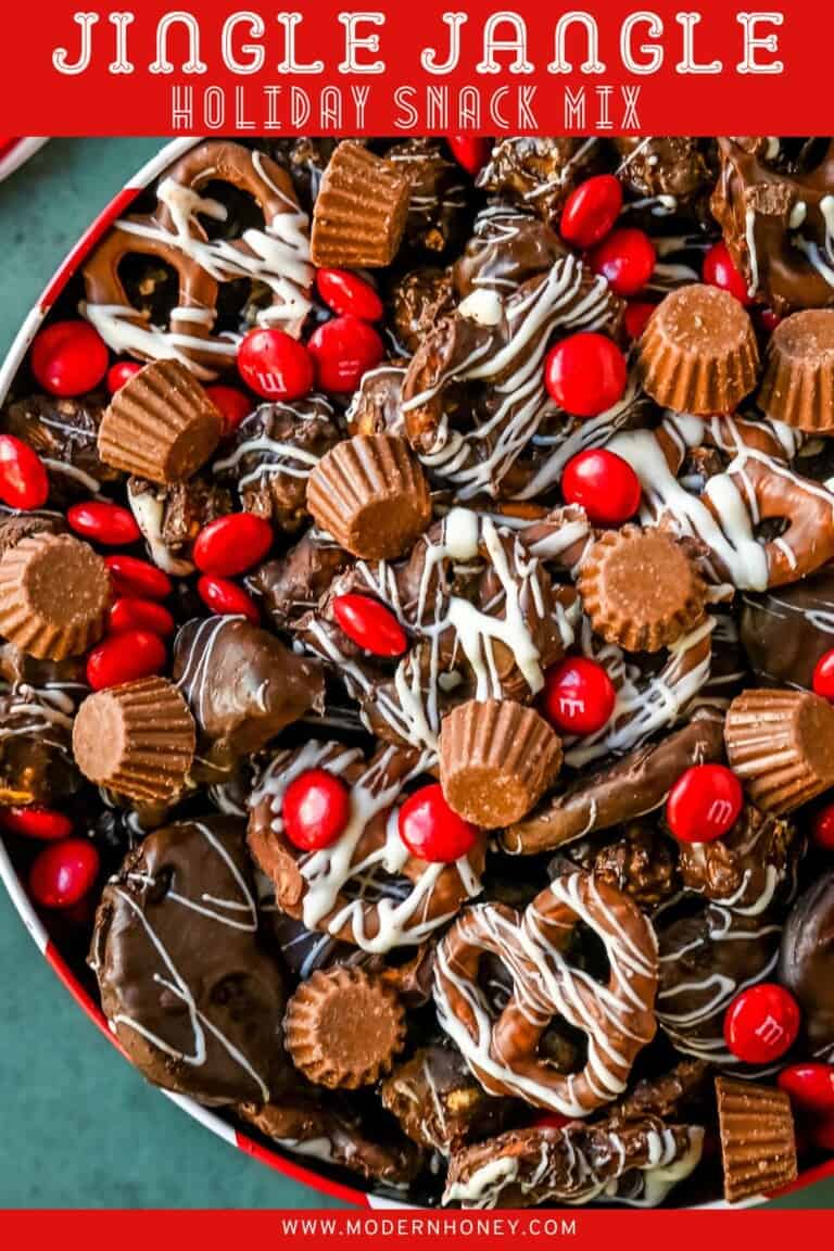 Jingle Jangle Christmas Chocolate Snack Mix – Modern Honey