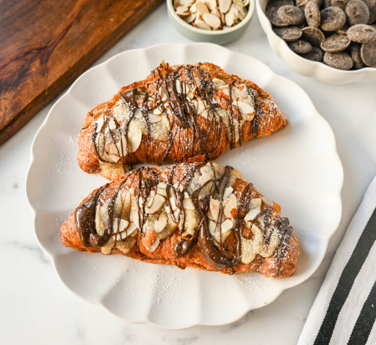 Easy Chocolate Almond Croissants – Modern Honey