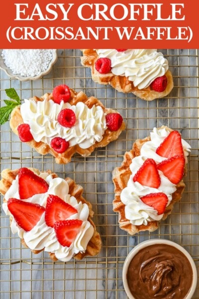 Easy Croffle Recipe (Croissant Waffle) – Modern Honey