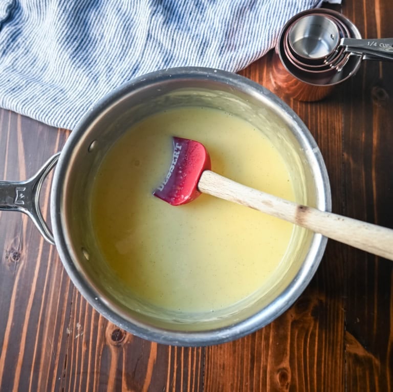 Vanilla Sauce for Bread Pudding (Creme Anglaise) – Modern Honey