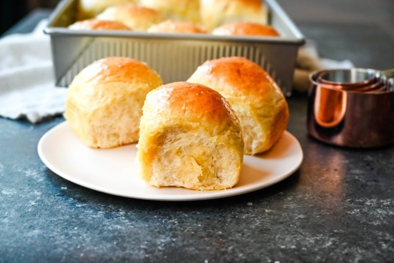 Japanese Milk Bread Dinner Rolls – Modern Honey