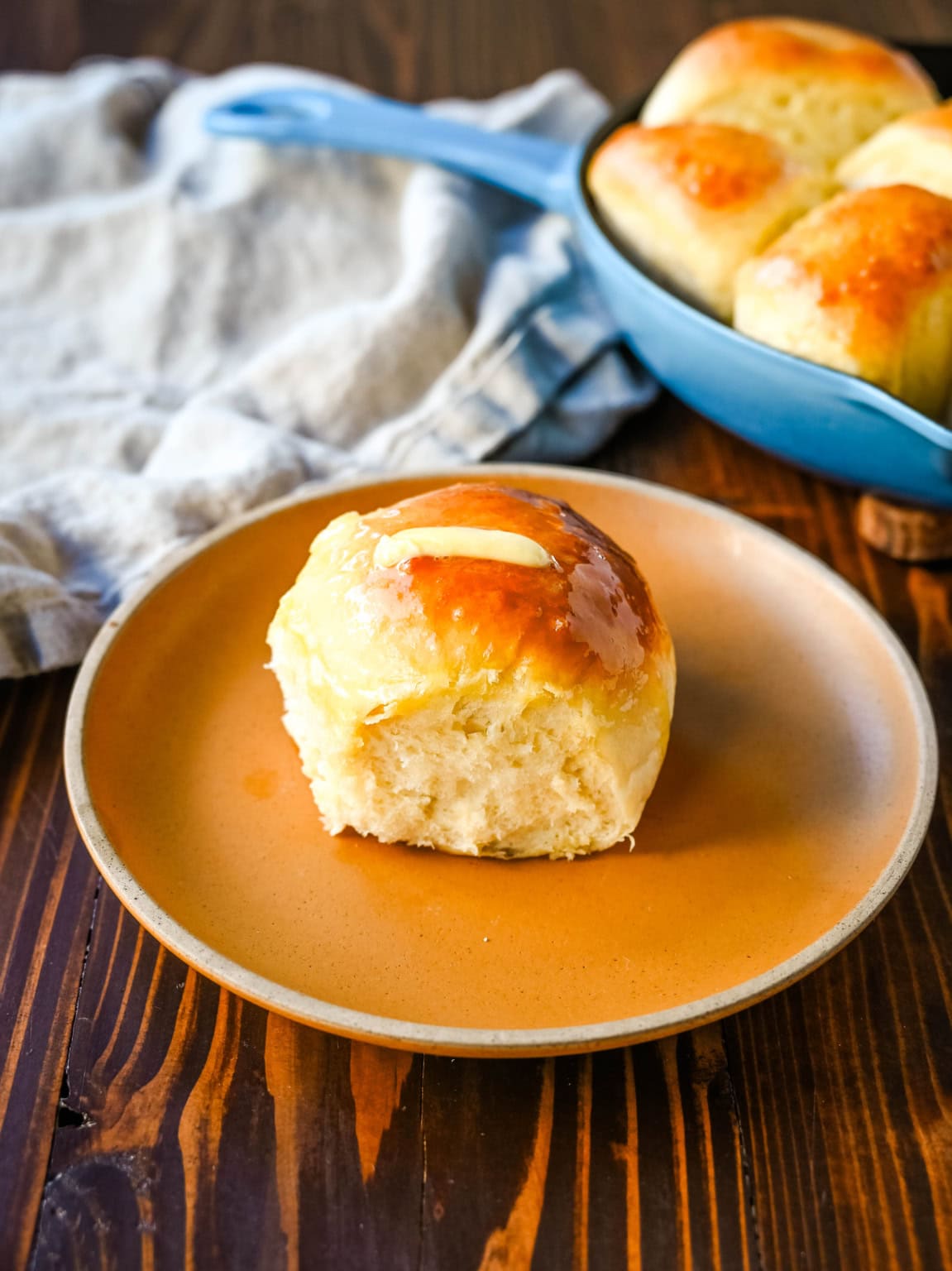Japanese Milk Bread Dinner Rolls – Modern Honey