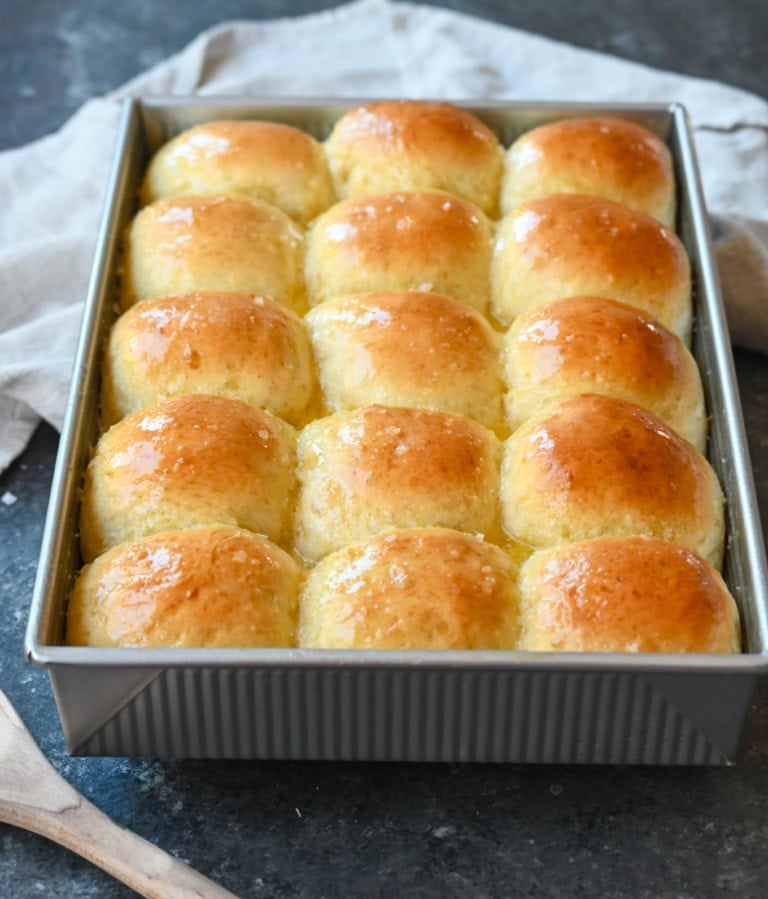 Japanese Milk Bread Dinner Rolls – Modern Honey