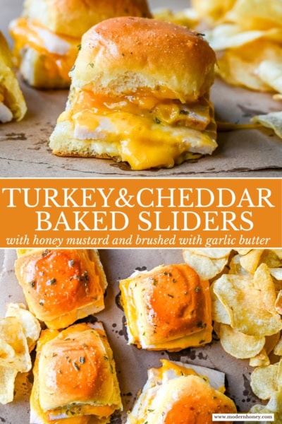 Garlic Herb Turkey and Cheddar Sliders – Modern Honey