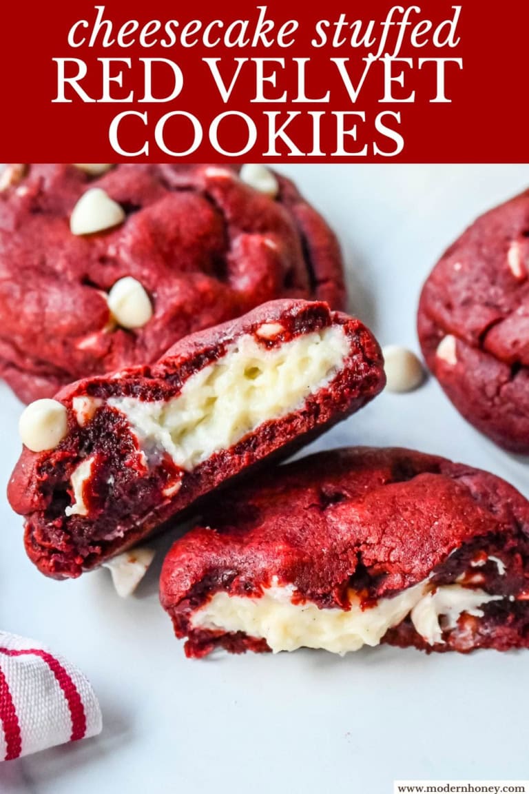 Cheesecake Stuffed Red Velvet Cookies – Modern Honey