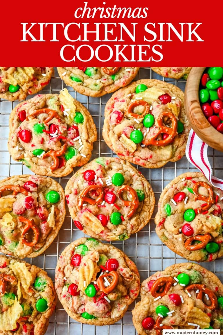 Christmas Kitchen Sink Cookies – Modern Honey
