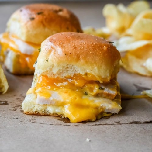 Garlic Herb Turkey and Cheddar Sliders – Modern Honey