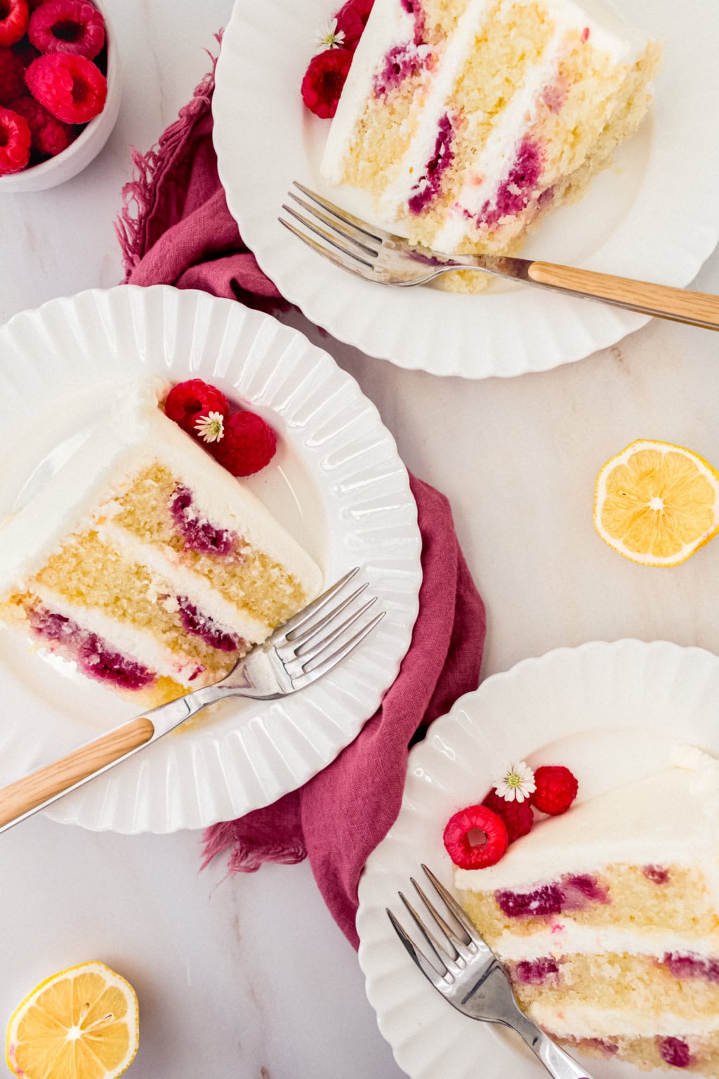 Lemon Raspberry Cake – Modern Honey