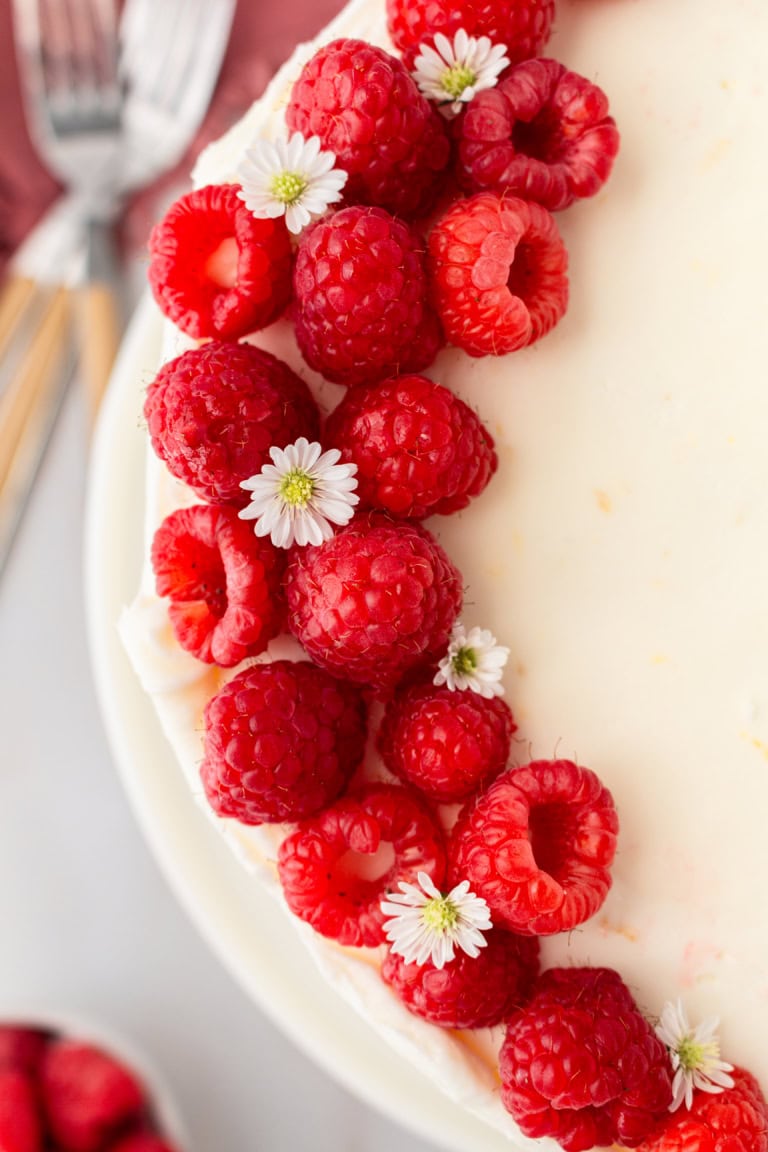 Lemon Raspberry Cake – Modern Honey