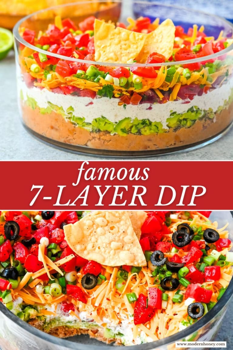 7 Layer Dip Recipe Modern Honey 7 Layer Dip Recipe Modern Honey