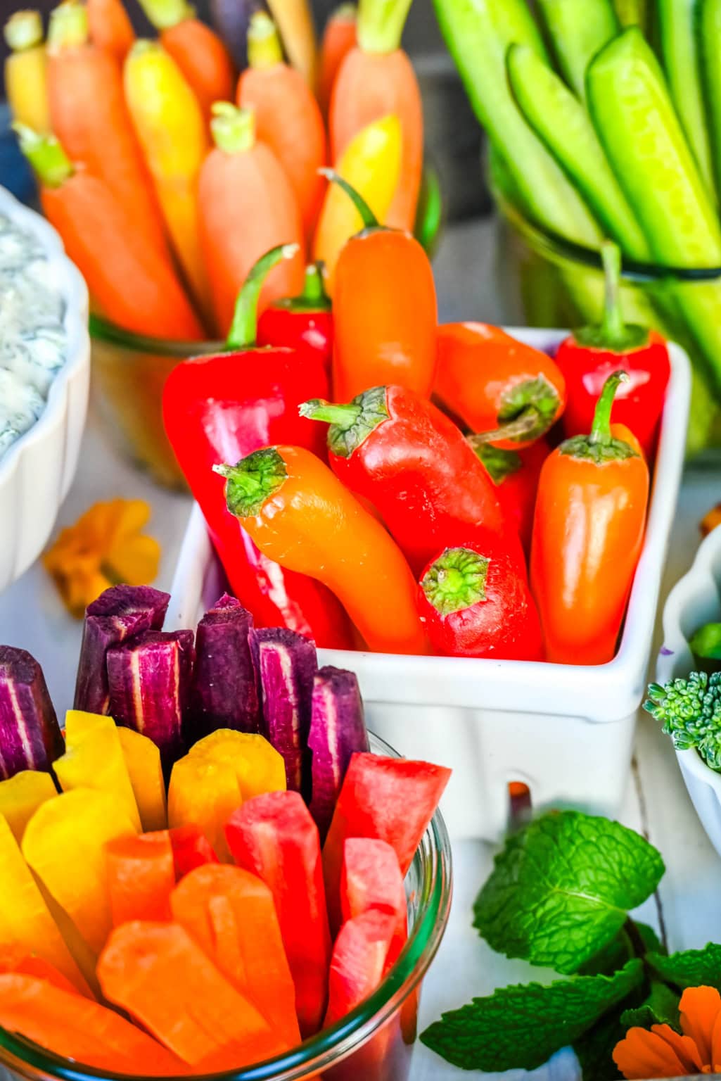 Crudite Platter (Veggie Tray with Dips) – Modern Honey