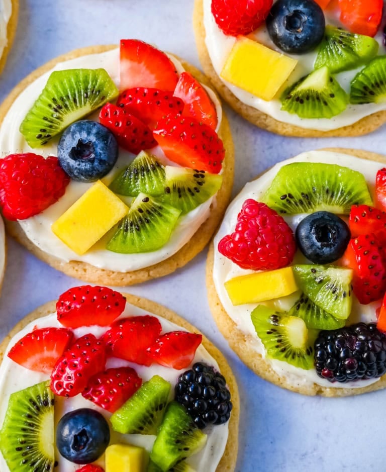 Fruit Pizza Cookies – Modern Honey