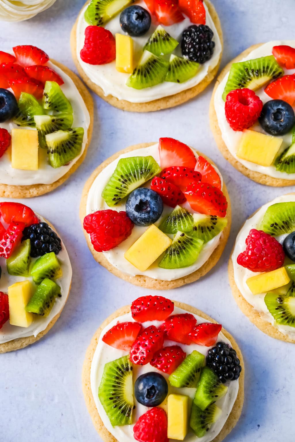 Fruit Pizza Cookies – Modern Honey