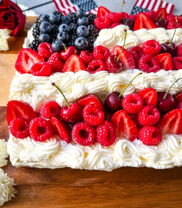 Flag Cake – Modern Honey
