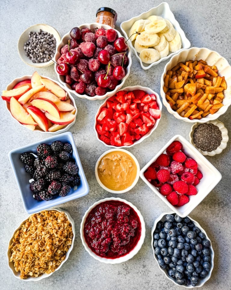 Greek Yogurt Breakfast Bowls with Toppings – Modern Honey