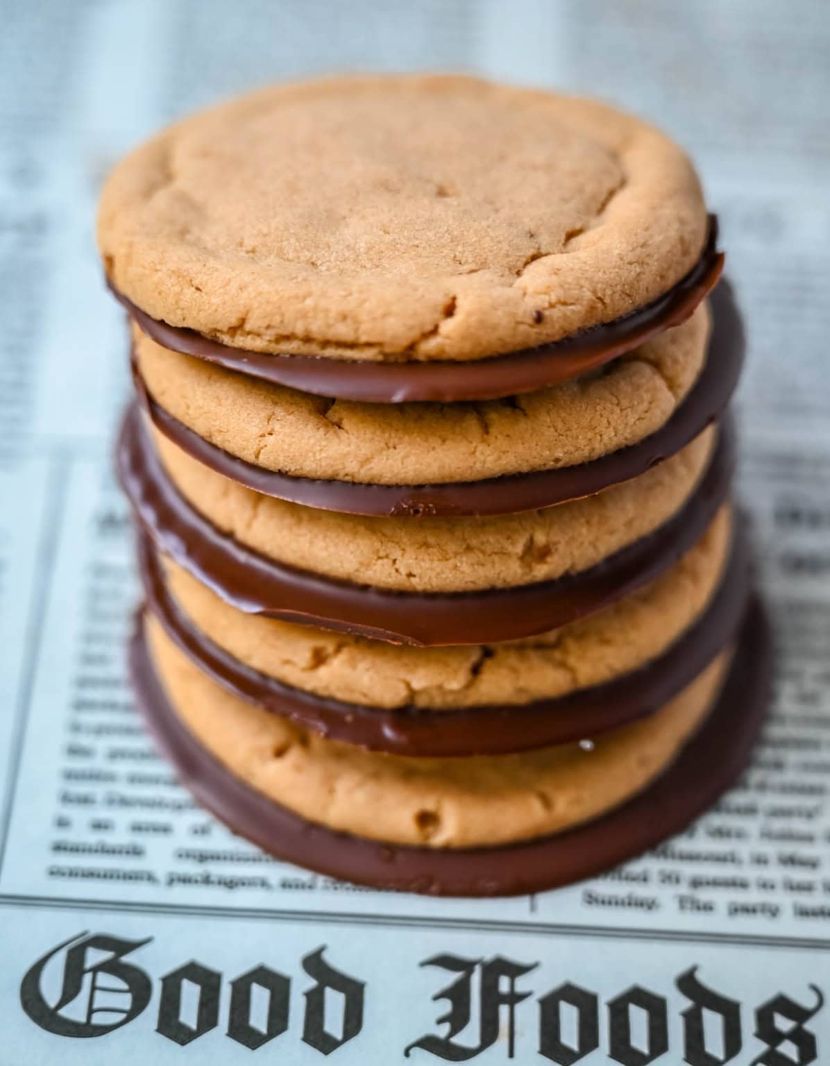 Chocolate Bottom Peanut Butter Cookies – Modern Honey